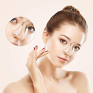 5 Pieces Nose up Lifting Clips Silicone Nose Bridge Slimming Clips Beauty Clip Tools for Women