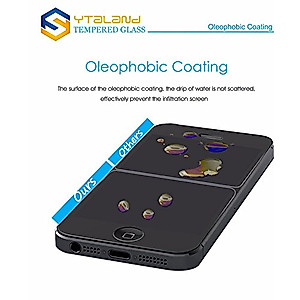 [2 Pack] Ytaland For Doogee S60 / S60 Lite Screen Protector 5.2 inch, Tempered Glass Anti-Fingerprints Thin 9H Hardness Screen Protector for Doogee S60 / S60 Lite