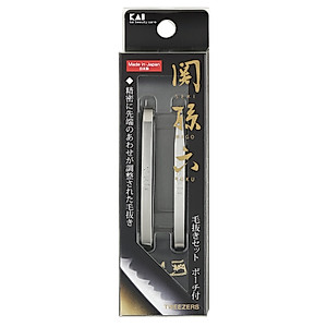 Kai Seki Magoroku Tweezers Set with Pouch Hc1834
