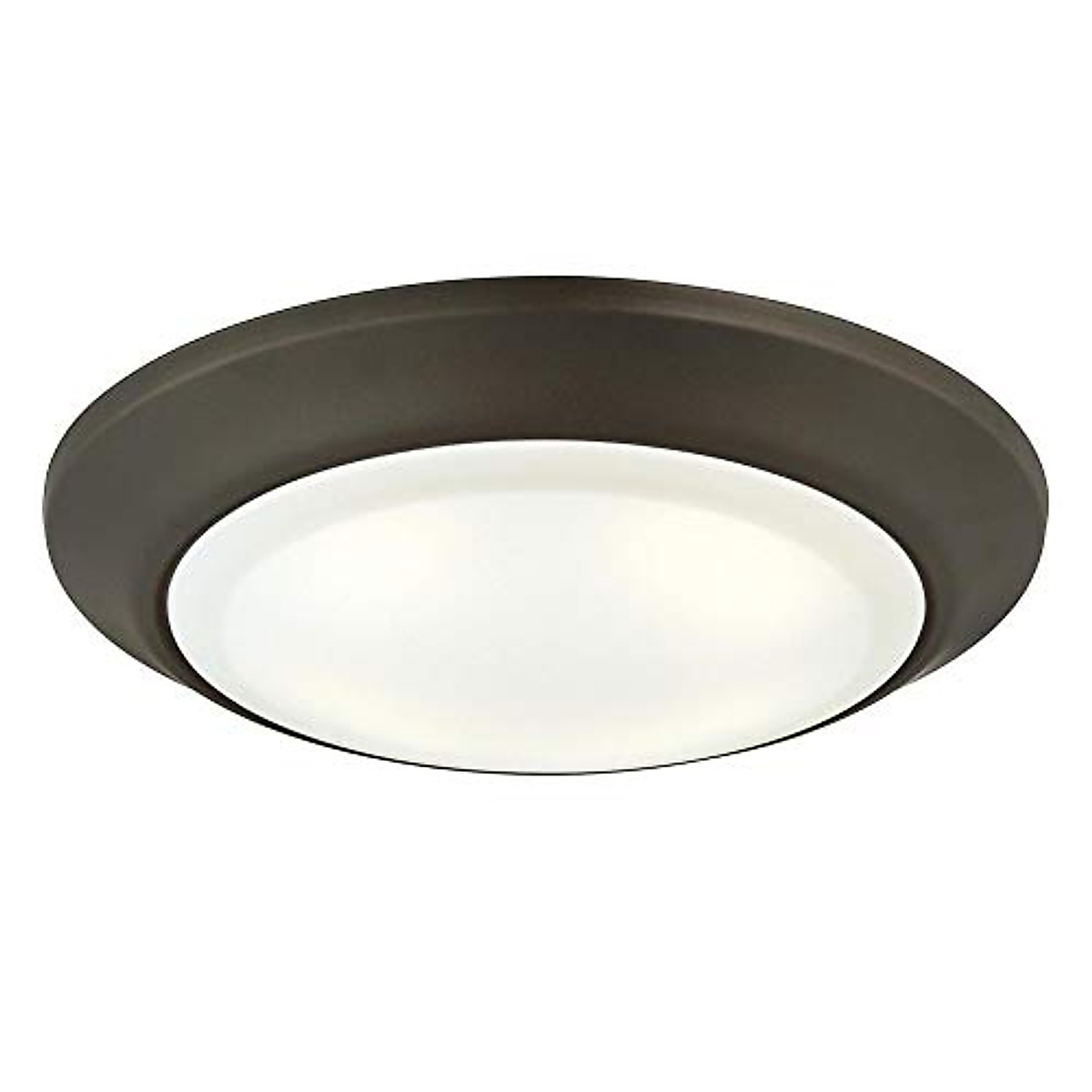 Westinghouse 6322800 Large LED Indoor/Outdoor Dimmable Surface Mount Wet Location, Oil Rubbed Bronze Finish with Frosted Lens