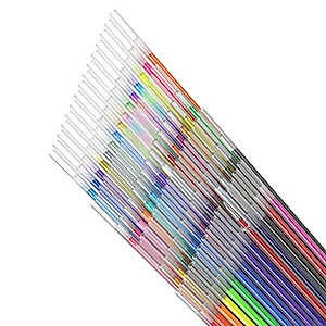 ARTEZA Gel Pens Ink Refills 60-Individual-Color-Bundle Acid-Free & Non-Toxic (0.8-1.0 mm Tips, Set of 60)