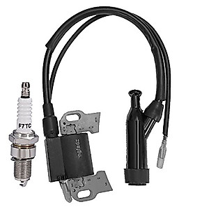 Ignition Coil + Spark Plug Replacement for Champion Power 196cc 6.5HP 3500 4000 Watt Gas Engine Generator