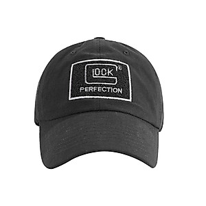 Scisuittech 100% Cotton Baseball Hat for Men and Women Black