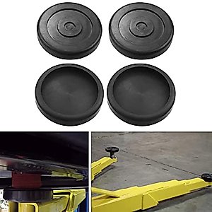 Bolaxin Round Rubber Arm Pads for BENDPAK DANNMAR Lift Set of 4 HD Slip on # 5715017