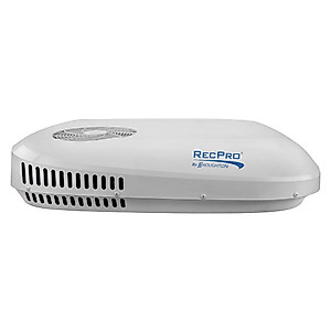 RecPro RV Air Conditioner Low Profile 13.5K Non-Ducted | Quiet AC | 110-120V | Heater and Cooling | Easy Install | For Camper, Travel Trailer, Fifth Wheel, Food Trucks, Motor Home (White)