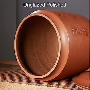 TUU Retro Rice Dispenser Ceramic Large Capacity Sealed Cereal Storage Container with Lid Grain Dispenser Suitable for Kitchen Soybean, Corn, Flour, Sugar, Rice, Nuts, Snacks, Pet Food