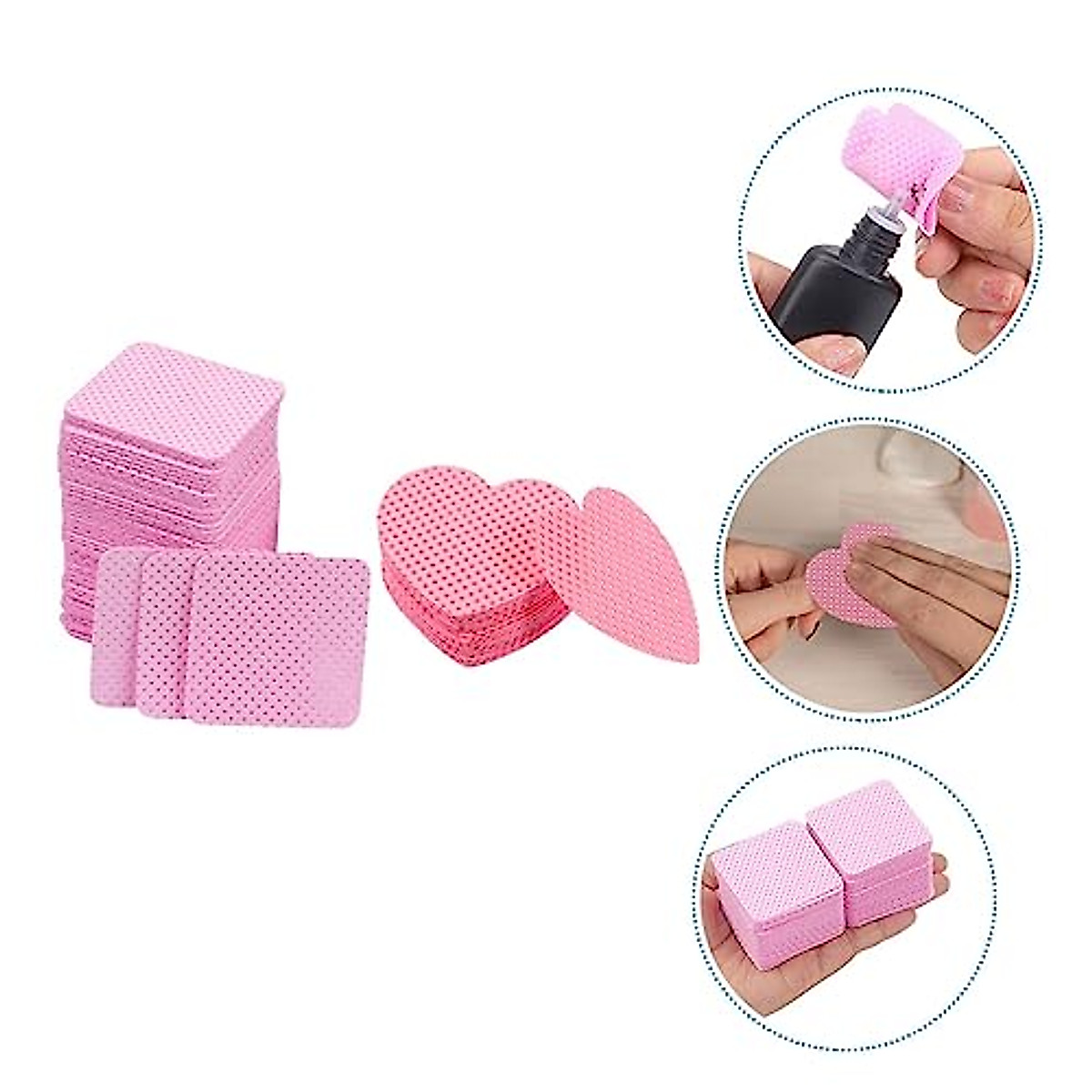 Paint Stripper Gel 400 Sheets Pads Wipes Polish Nail Remover Removal Makeup Cleaning Supplies