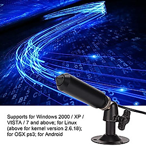 BOTEGRA Mini USB Camera, Mini Pinhole Security Camera 30fps 90 Degree Plug and Play for Kiosk for ATM