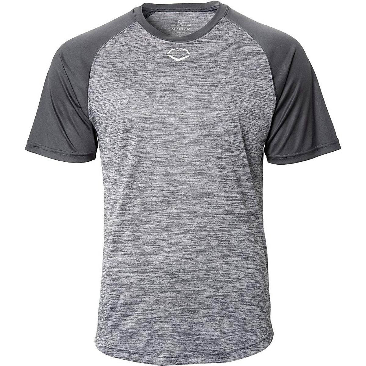 EvoShield Adult E304 Performance Pullover Tech Tee - Charcoal, X-Large