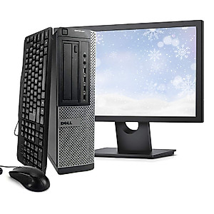 Dell Optiplex 7010 Desktop Computer Tower PC (Intel Core i5-3470, 8GB Ram, 256GB SSD, DVD-RW, WiFi, Keyboard Mouse) Windows 10 (Renewed)