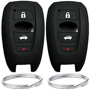 Silicone rubber Smart Key Fob Covers Case Protector Keyless Remote Holder for Subaru Forester Sti Outback XV Crosstrek Impreza BRZ WRX