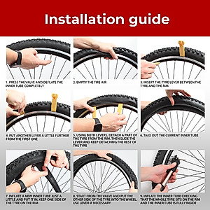 Fincci Bike Inner Tube 29 x 2.1/2.125/2.2/2.3/2.35 - Presta Valve Inner Tubes 48mm for Cycle Bicycle Bike Tire - Pack of 2