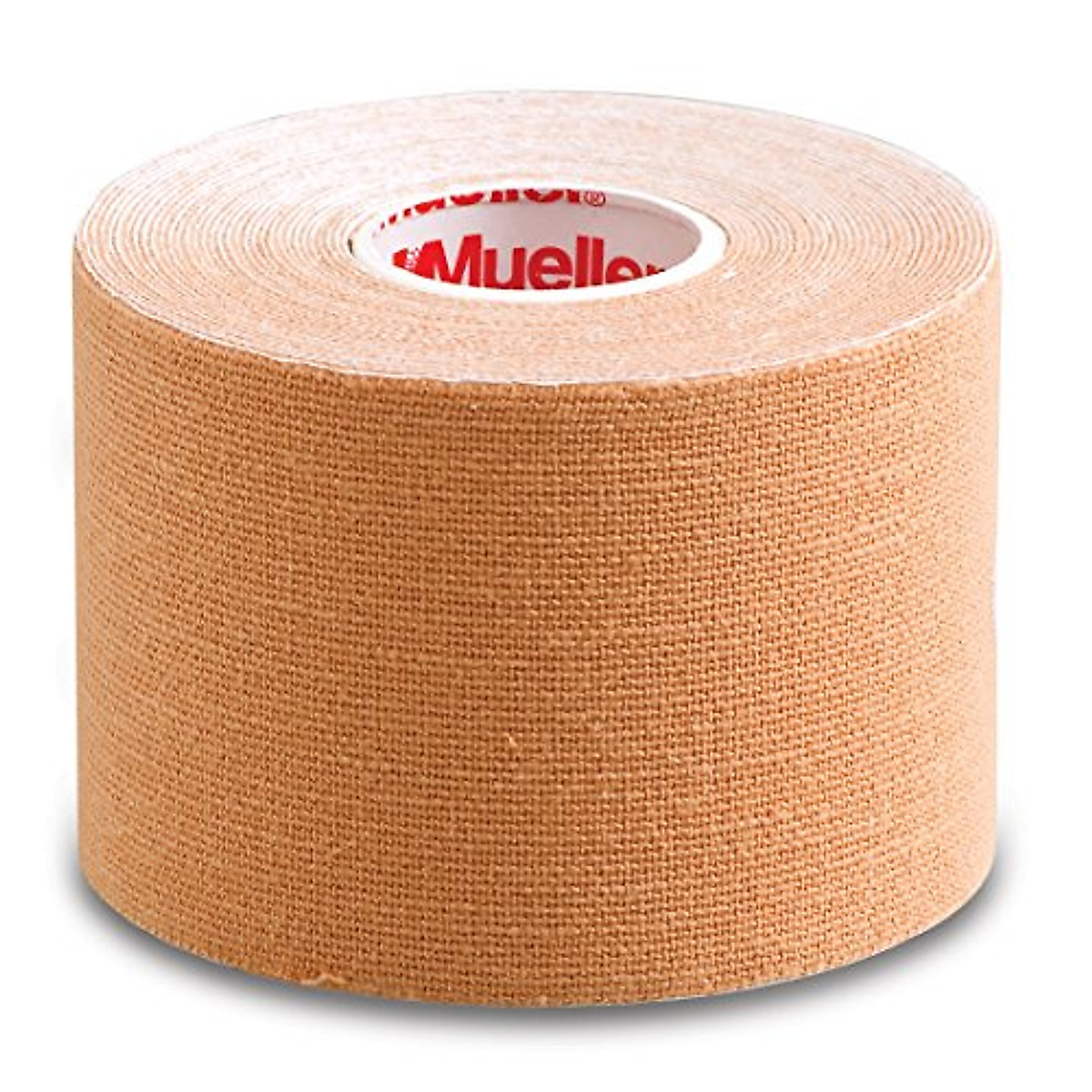 MUELLER Sports Medicine Kinesiology Tape Pre-Cut Strips, Beige, 20 Strips (2" x 9.75" each)