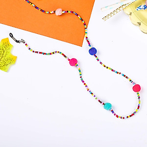 Cherish Intelligence Colorful Eyeglass Chains for Kids Women, Reading Glasses Strap Necklace Sunglass Holder 123