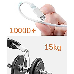 Apple MFi Certified iPhone Charger Cord 3ft Lightning Cable Fast Charging High Speed Data Sync USB Cable Compatible with iPhone 13/12/11 Pro Max/XS MAX/XR/XS/X/8/7/Plus/6S iPad AirPods