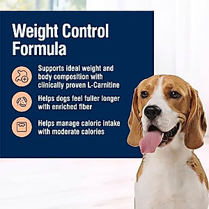 Blue Buffalo True Solutions Weight Control Natural Dry Dog Food for Adult Dogs, Chicken, 4-lb. Bag