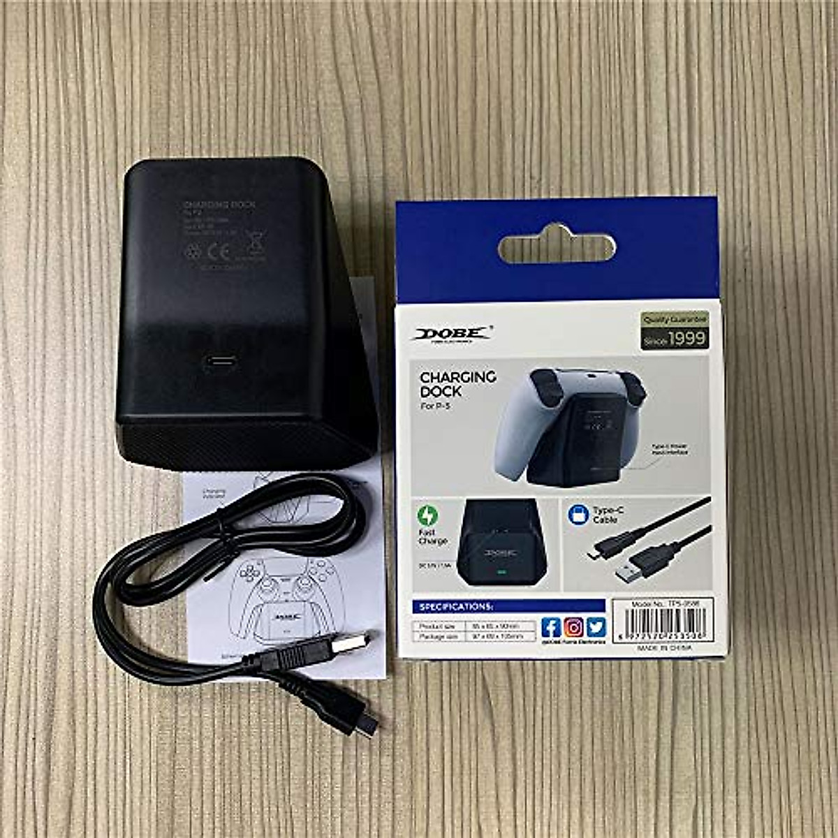 PS5 Controller Charger, Playstation 5 Charging Base, PS5 Controller, Fast Charging Base with LED Indicator, USB Charging