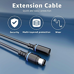 Extra Long 30Ft Extension Cabel DC 8mm Power Cord to Connect Solar Panels to Each Other Or Can Be Used to Connect Panels,Compatible with Goal Zero Yeti for Solar Generator Portable Power Station