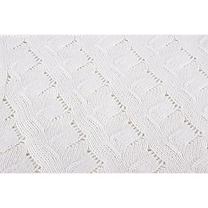 Unisex Luxury 100% Cashmere Baby Blanket - 'White' - Hand Made in Scotland by Love Cashmere - RRP $300