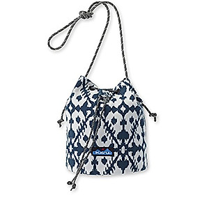 KAVU Bucket Bag Canvas Sling Purse Bag - Blue Blot