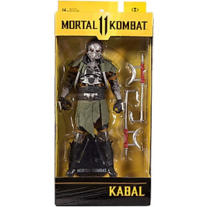 McFarlane Toys Mortal Kombat Kabal: Hooked Up Skin 7" Action Figure