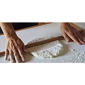 Rolling Pins for Baking Pizza and Dough, Hardwood Sturdy Handle Pasta Roller, Pizza Rolls Dough Roller, Kitchen Utensil Tools (31 in x 0.74 in)