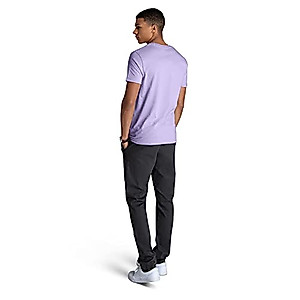 Fruit of the Loom Men's Recover Cotton T-Shirt Made with Sustainable, Low Impact Recycled Fiber, Lilac Petal, Medium
