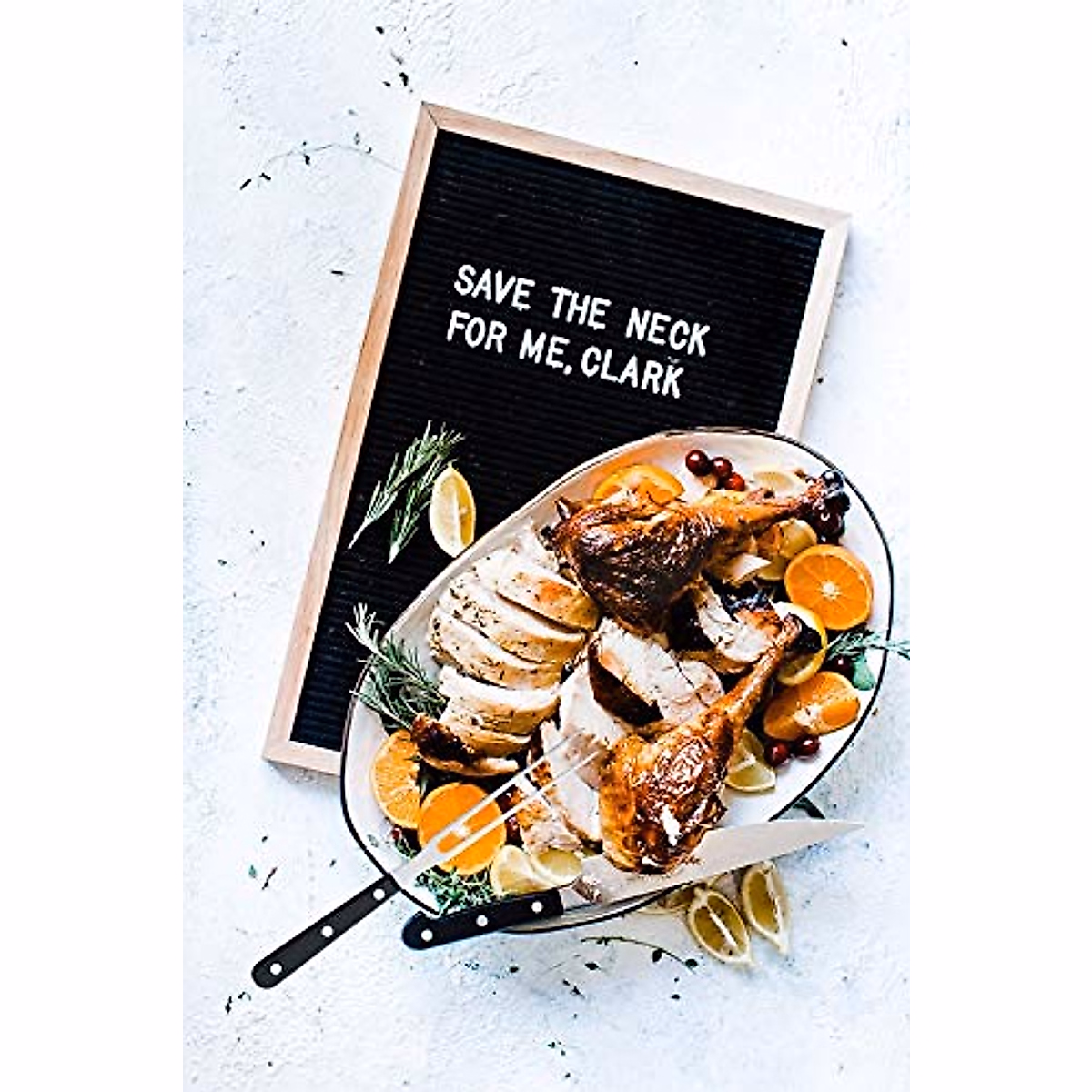 Carving Knife Set for Meat Turkey, Set of 2 Stainless Steel Carving Fork Guard and Slicer Home Gourmet BBQ Tools Cutlery Knives for Brisket Meat Roast Ham