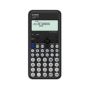 Casio FX-82SP CW – Scientific Calculator, Recommended for Spanish and Portuguese Curriculum, 5 Languages, Over 300 Functions, Dark Grey