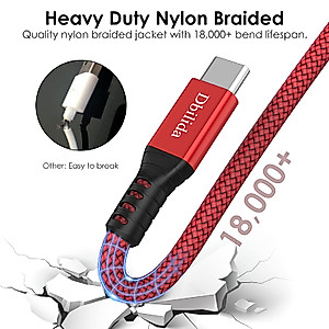 Dbilida 240W for Thunderbolt 3 Cable 40Gbps 6.6 ft, USB C Cable with PD 3.1, Single 8K/5K@60Hz, 4K 144Hz Dual 4K for iPhone 15/Plus/Pro/Pro Max, eGpu,MacBook Pro, Docking, Hub, SSD