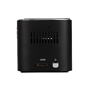 SeiyaX Mini Portable Projector - Support LED DLP Built-in Touch pad and Screen Sharing with Android OS WiFi 2.4G/5G Bluetooth HDMI, USB - Compatible with iPhone iPad, Android Phones Black