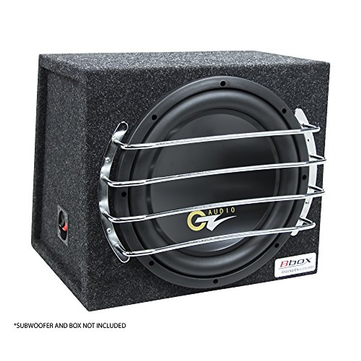 Bbox S-10G 10" Universal Chrome Subwoofer Grill, 1 Piece