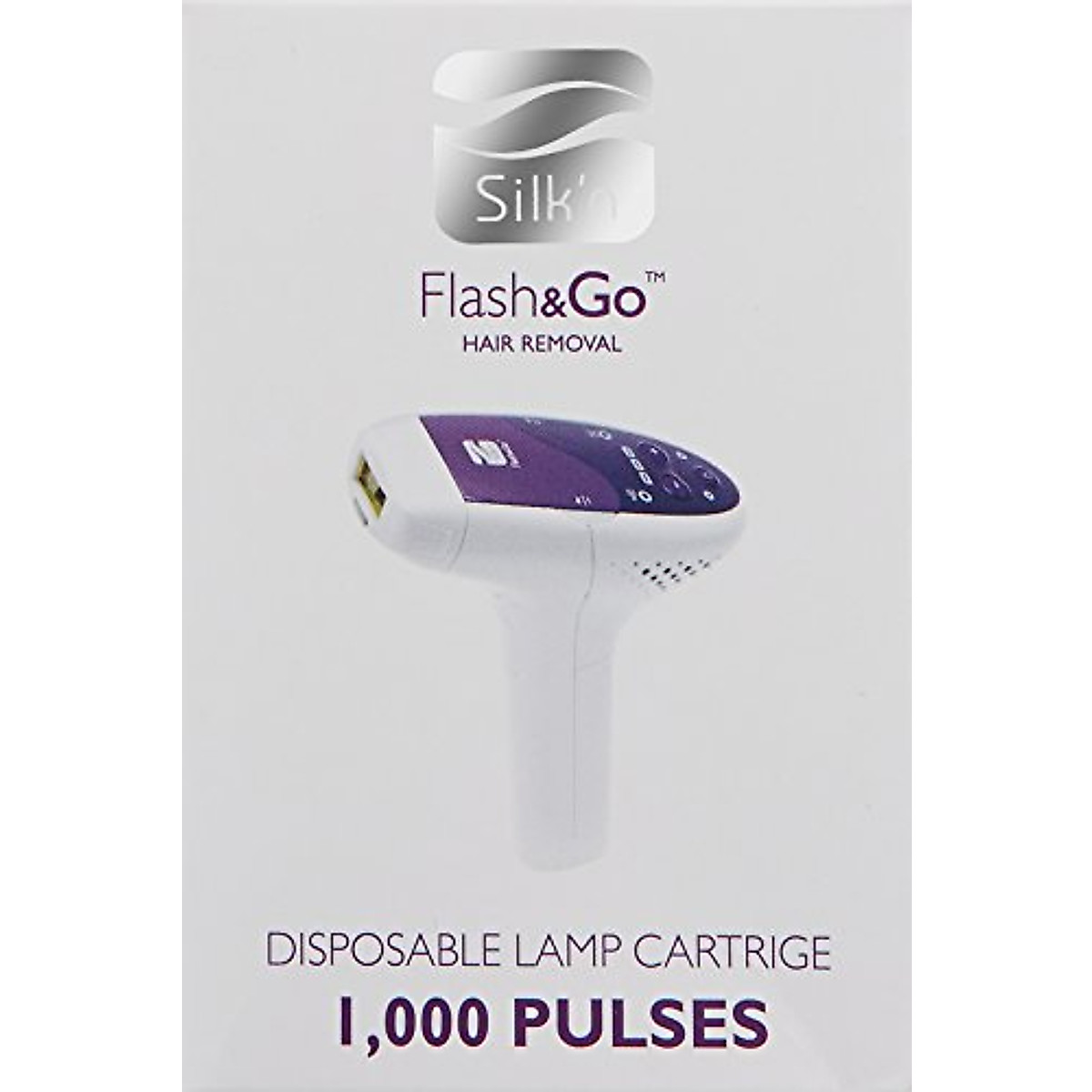 Silk'n Flash&Go Replacement Cartridge - At Home Permanent Hair Removal Device For Women And Men - 1,000 Pulses