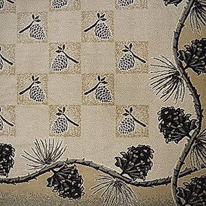 Rug Empire Pine Bluff Area Rug, 5'3"x7'7", Beige