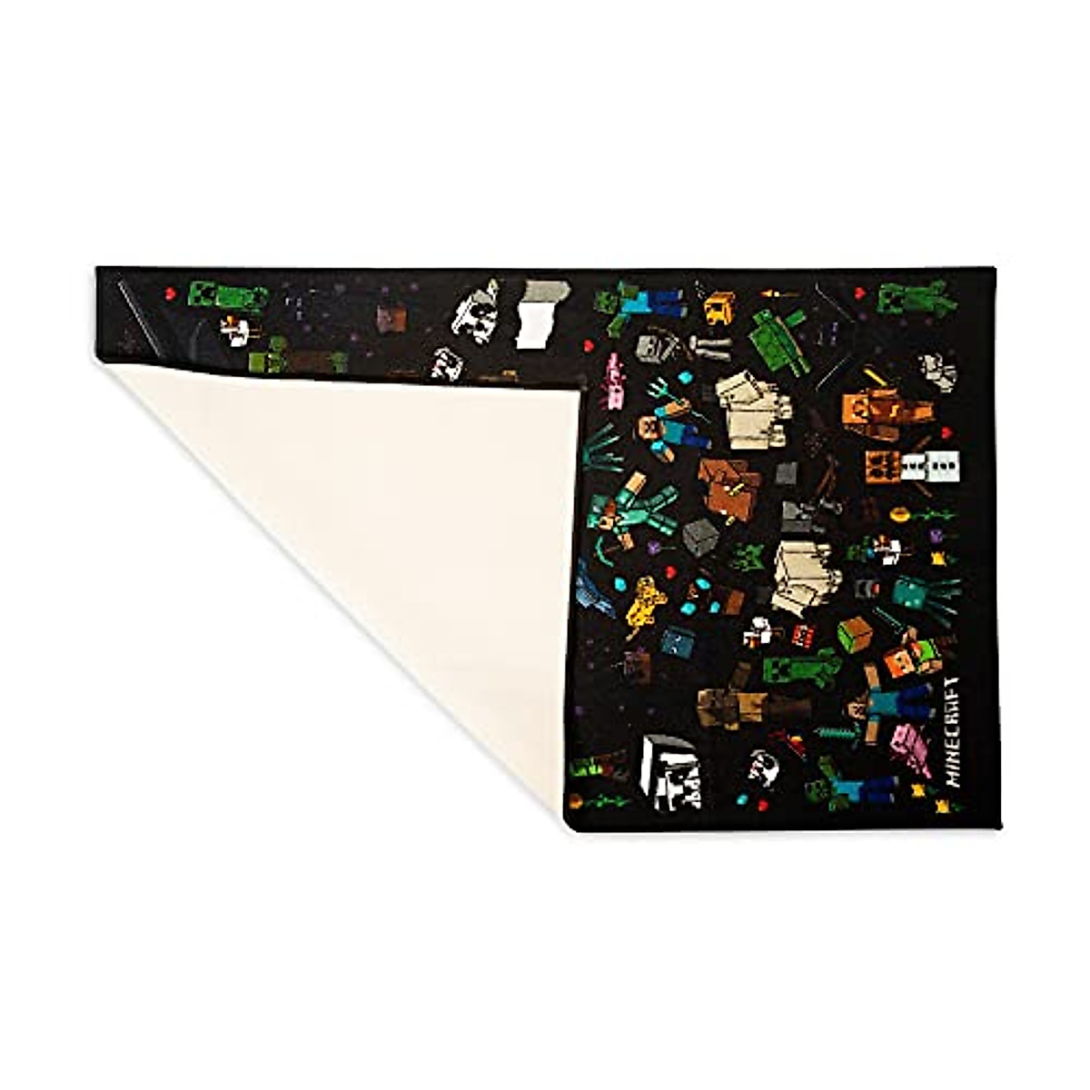 Minecraft Mob Printed Area Rug | Indoor Floor Mat, Accent Rugs For Living Room and Bedroom, Home Decor For Kids Playroom | Video Game Gifts And Collectibles | 60 x 39 Inches