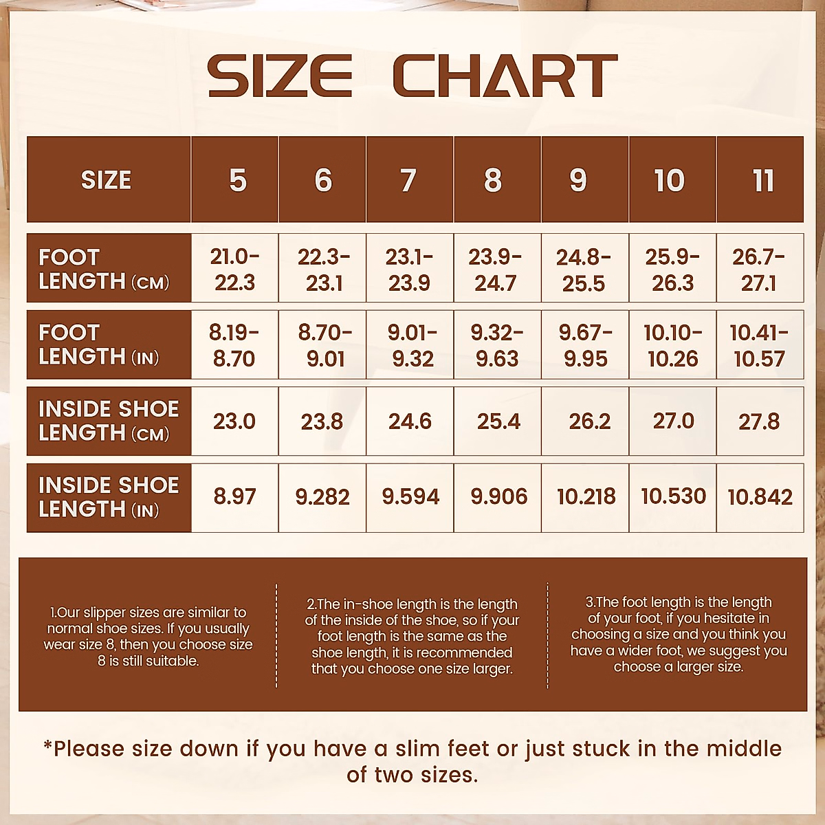 OOW Fuzzy Platform Slippers for Women Cozy Womens Platform Slippers Winter House Slippers for Women Indoor and Outdoor Chestnut