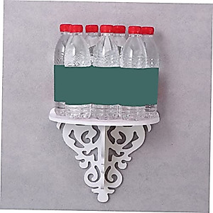 Cabilock 2pcs Flower Bracket Nursery Style Bedroom Office Organizer Vintage Pot Bathroom Carving Kitchen Decorative Sundries Wall-Mounted Retro Flowerpot Organization Home Decor Living