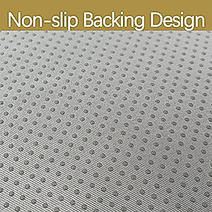 Round Memory Foam Chair Cushion, Non Slip Durable Waterproof Seat Cushion Ultra Soft Removable Chair Pad Meditation Pillows Floor Cushion Great for Kitchen Garden Patio-White-40x40cm(16x16in)