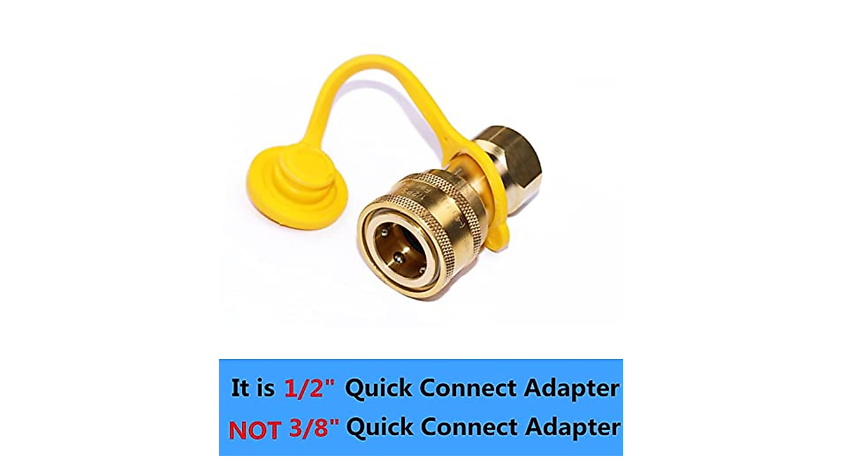 DOZYANT 1/2" QDD LP Gas Connector - Durable & Reliable