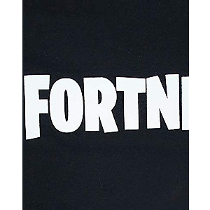 FORTNITE Logo Boys T-Shirt Black Short Sleeved Gamer Top 9-11 Years