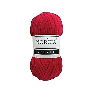 NORCIA Soft Velvet Yarn Chenille Yarn for Crocheting Baby Blanket Yarn for Knitting Amigurumi Yarn Fancy Yarn for Crochet Weaving Craft
