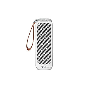 LG PuriCare Mini – Small Lightweight Ultra Quiet Portable Air Purifier for filtering ultra-fine dust and small particles in the Home Bedroom Office Airplane Train Car or On the Go, White (AP151MWA1)