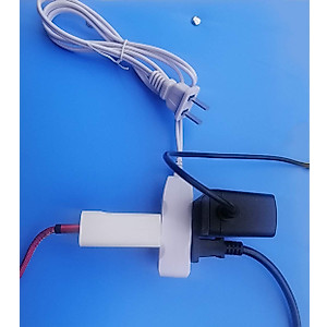 Multi Plug Outlet Extender Box,3-Outlet Power Strip, Long Extension Cord, White (1.8m/6Ft)