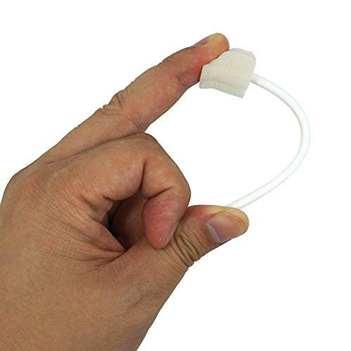 MUNKCARE Oral Swabs Disposable- Untreated and Unflavored Mouth Oral Cleaning Sponge Toothbrushes White 100 Counts