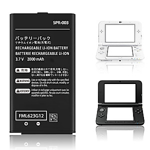 Soseieiu SPR-003 Battery,2000mAh Original Li-ion Battery Replacement for Nintendo 3DS XL New 3DS XL LL Game Console, Switch Game Console