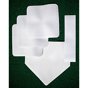 Rawlings | 5-Piece Throw Down Base Set | Pitcher's Mound, Home Plate & 3 Bases