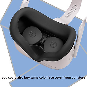 Topcovos VR Lens Cover for Oculus Quest 2 Dust Proof Cover for Oculus Quest 2 Anti-Dust Lens Protector