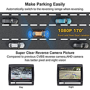 2023 New Android 12 Car Radio for Toyota Tacoma 2005-2015, 9" IPS Touchscreen Head Unit Bruynic Car Stereo with Apple Carplay & Android Auto with GPS Navigation DSP Split Screen Bluetooth & WiFi.