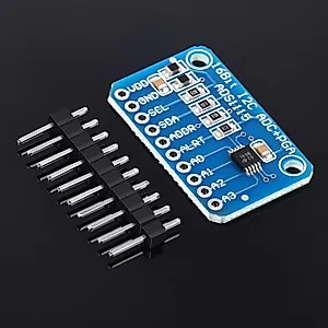 Weewooday 6 Pieces ADS1115 Analog-to-Digital Converter 16 Bit ADC 4 Channel Module Converter with Programmable Gain Amplifier ADC Converter Development Compatible with Arduino/Raspberry Pi
