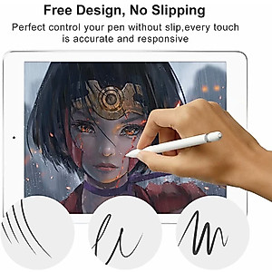 XIRON Paper Screen Protector Compatible with iPad 6th/5th Generation (9.7-Inch,2018/2017), iPad Air 1,iPad Air 2,iPad Pro 9.7 inch, Matte PET Film Anti-Glare Screen Protector for Drawing, Writing